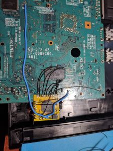 V18 Modbo modchip installation diagram - William Quade