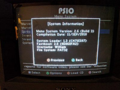 PSIO review and switch board installation - PS1 flashcart - William Quade