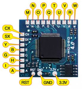 V1 Modbo modchip installation diagram - William Quade