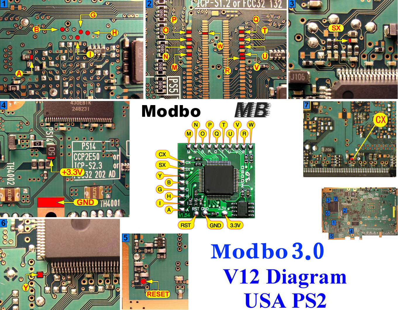 V12 Modbo Modchip Installation Diagram William Quade V12 Modbo Modchip Installation Diagram William Quade