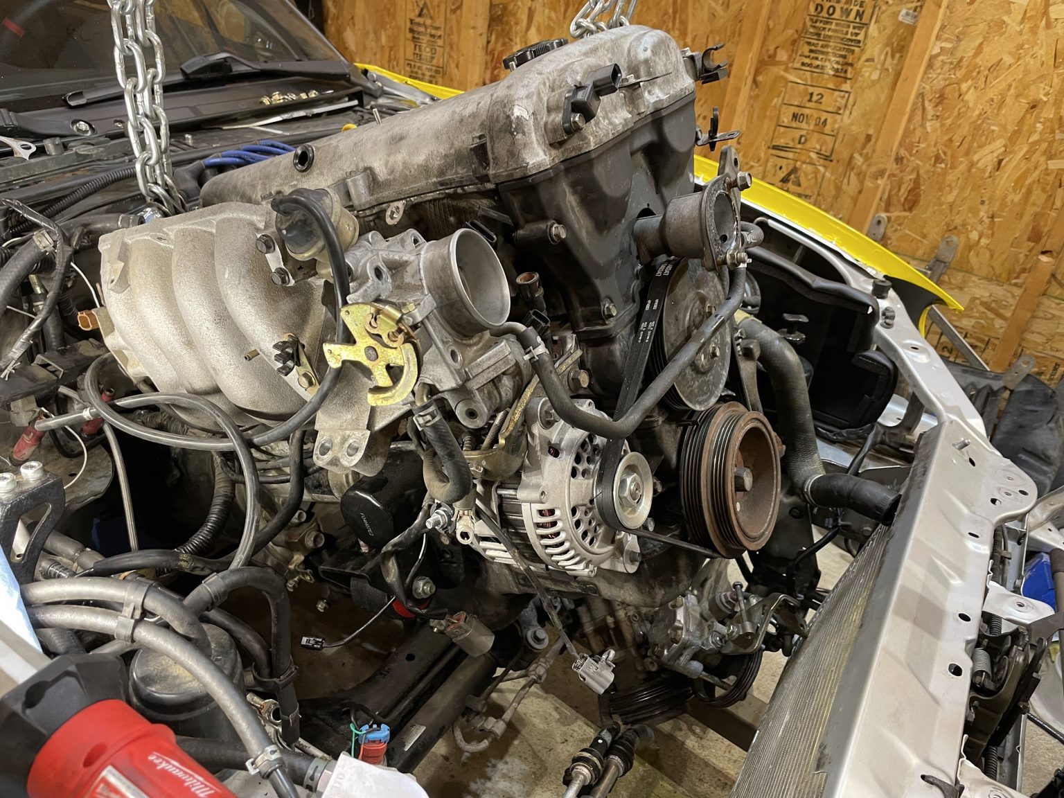 NB Miata project - Engine out work: Rear main seal, coolant reroute ...